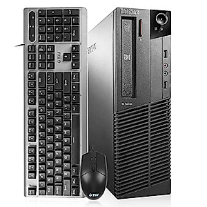 Lenovo Business Desktop Computer, Intel Quad Core i7-2600, 16GB RAM, 2TB HDD, DVD-RW, Keyboard, Mouse, WiFi, Windows 10 Pro (Renewed)