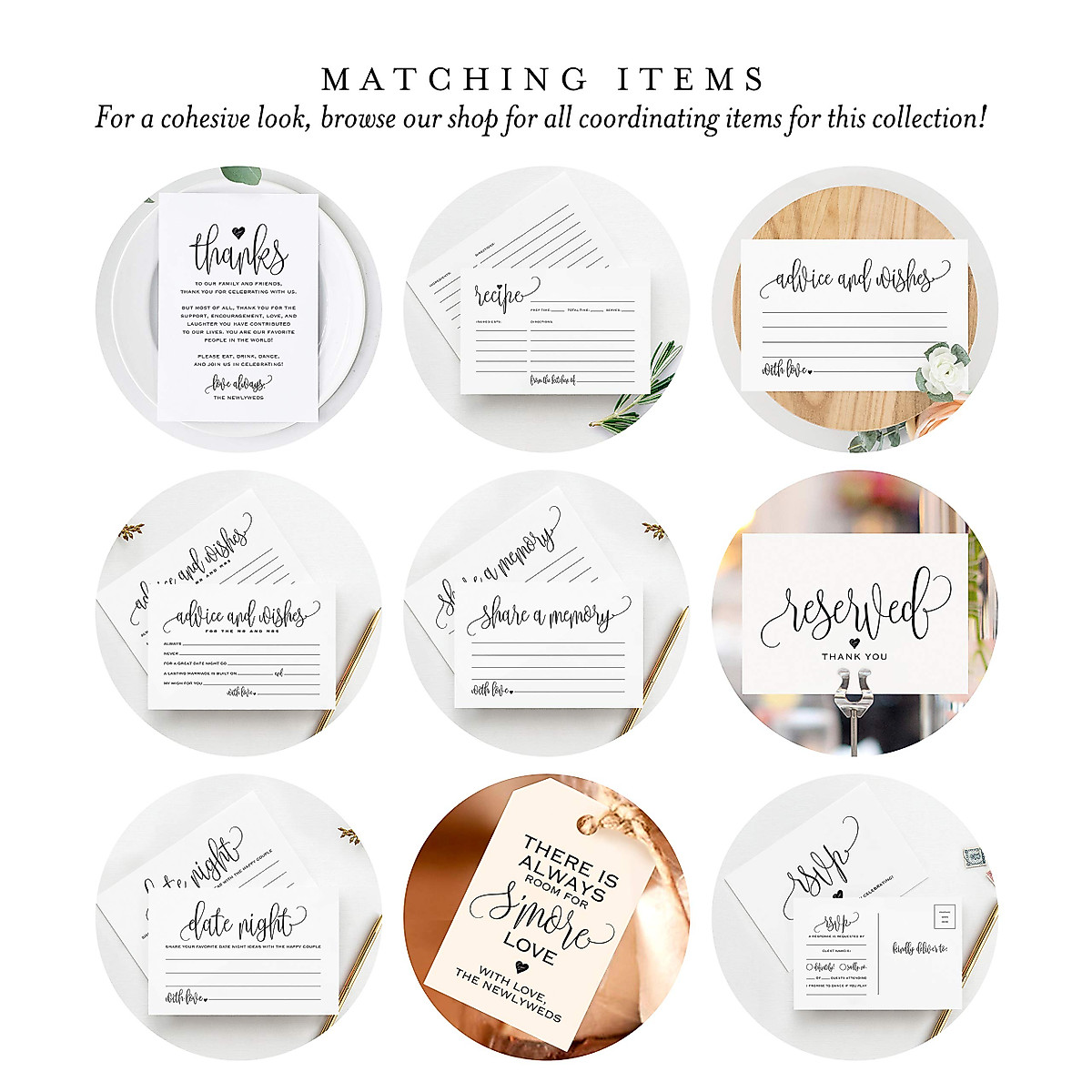 Bliss Collections Thank You Postcards, Heart Script, Cards for Weddings, Receptions, Baby or Bridal Showers, Birthdays, Graduations, Parties, Celebrations or Special Events, 4"x6" (50 Cards)