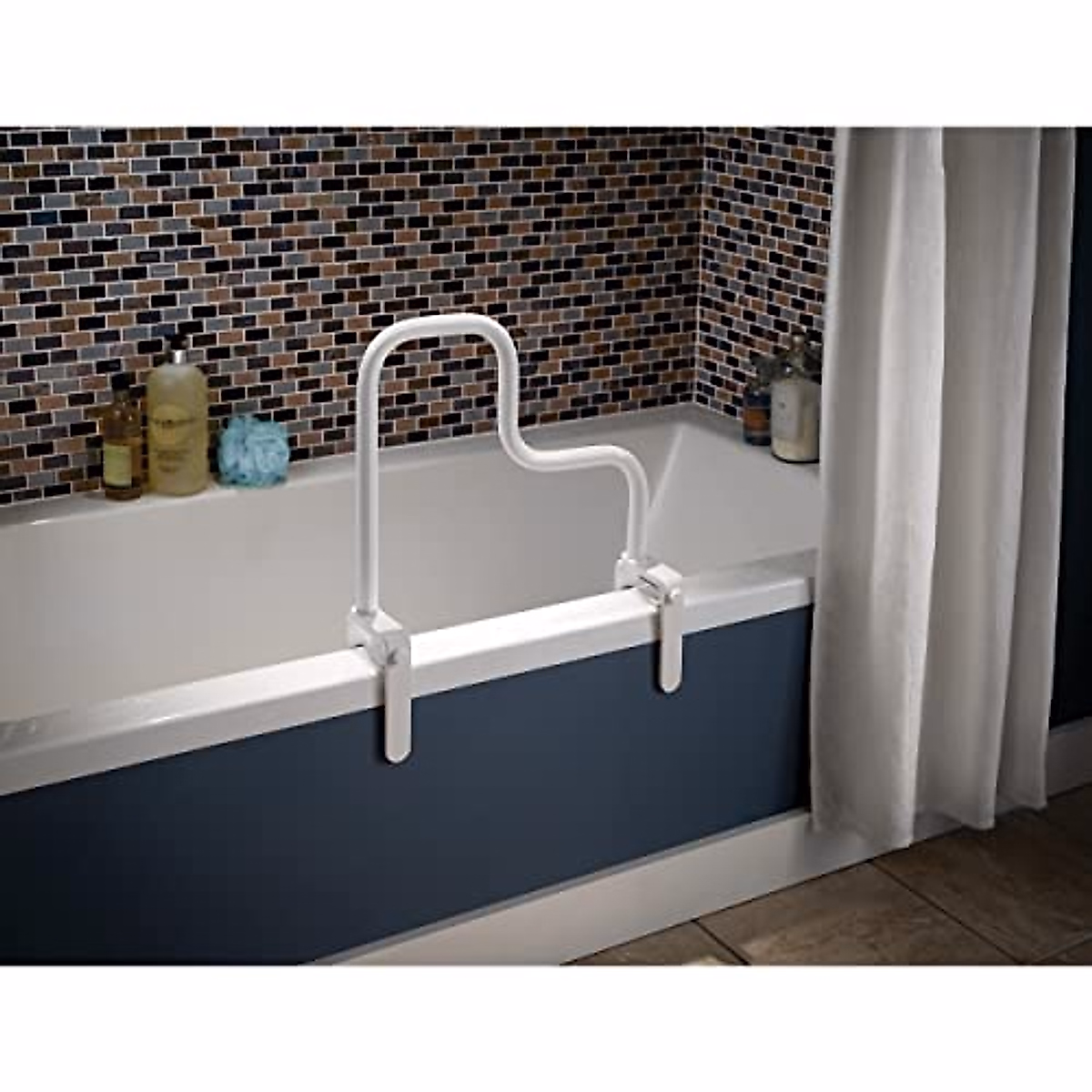 Delta Faucet DF585 WHT Multi Grip Tub Bar, No Size, White