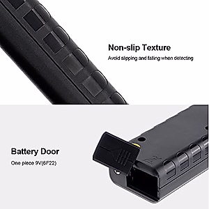 allsun Ultrasonic Air Leak Detector Automotive Listening Device Stethoscope Mechanic Car Noise Finder Diagnostic Listening Device 100Hz~10kHz,Black