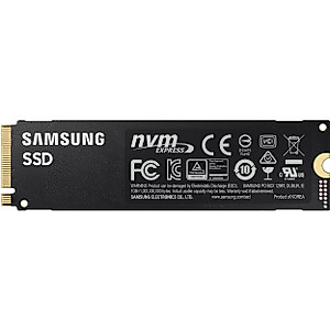 Samsung 980 PRO 2TB PCIe SSD - 7,000 MB/s 4.0 x 4 M.2 NVMe Gen4 Internal Gaming Solid State Drive with V-NAND Technology for Laptops Desktops and Crypto Chia Mining - MZ-V8P2T0B/AM