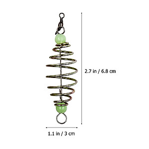 FAVOMOTO 30pcs Spring Bait Fishing Carp Bait Fishing Baits Metal Stand Fishing Bait Holders Fishing Feeder Tools Carp Fishing Equipment Fishing Bait Fishing Accessories Fishing Tool