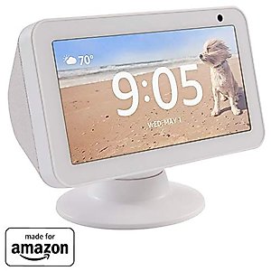 Made for Amazon Tilt + Swivel Stand for the Echo Show 5 - White