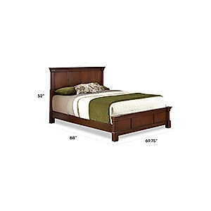 Aspen Rustic Cherry King Bed by Home Styles