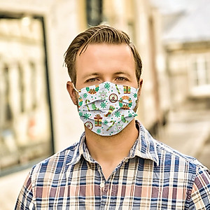 YARNOW 12 Pieces Christmas Fabric Bundles Squares Fabric Bundle Xmas Fabric for Xmas Sewing Crafting DIY Supplies (18.9 x 20.5 Inch)