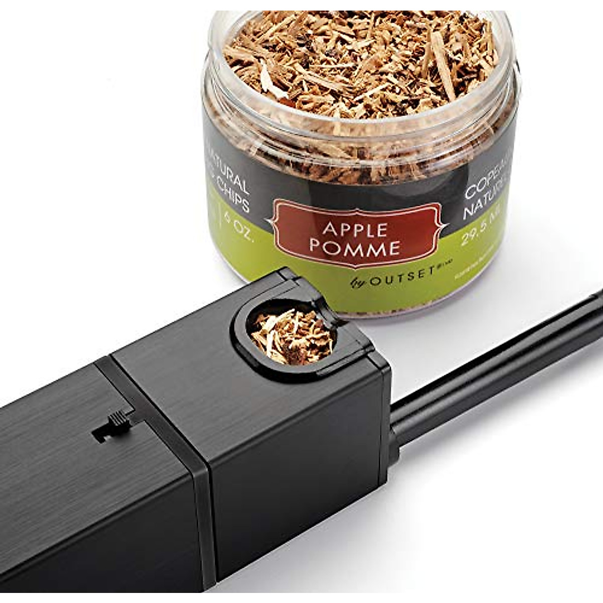 Outset Portable Food Infusion Smoker, 9-Inch, Black