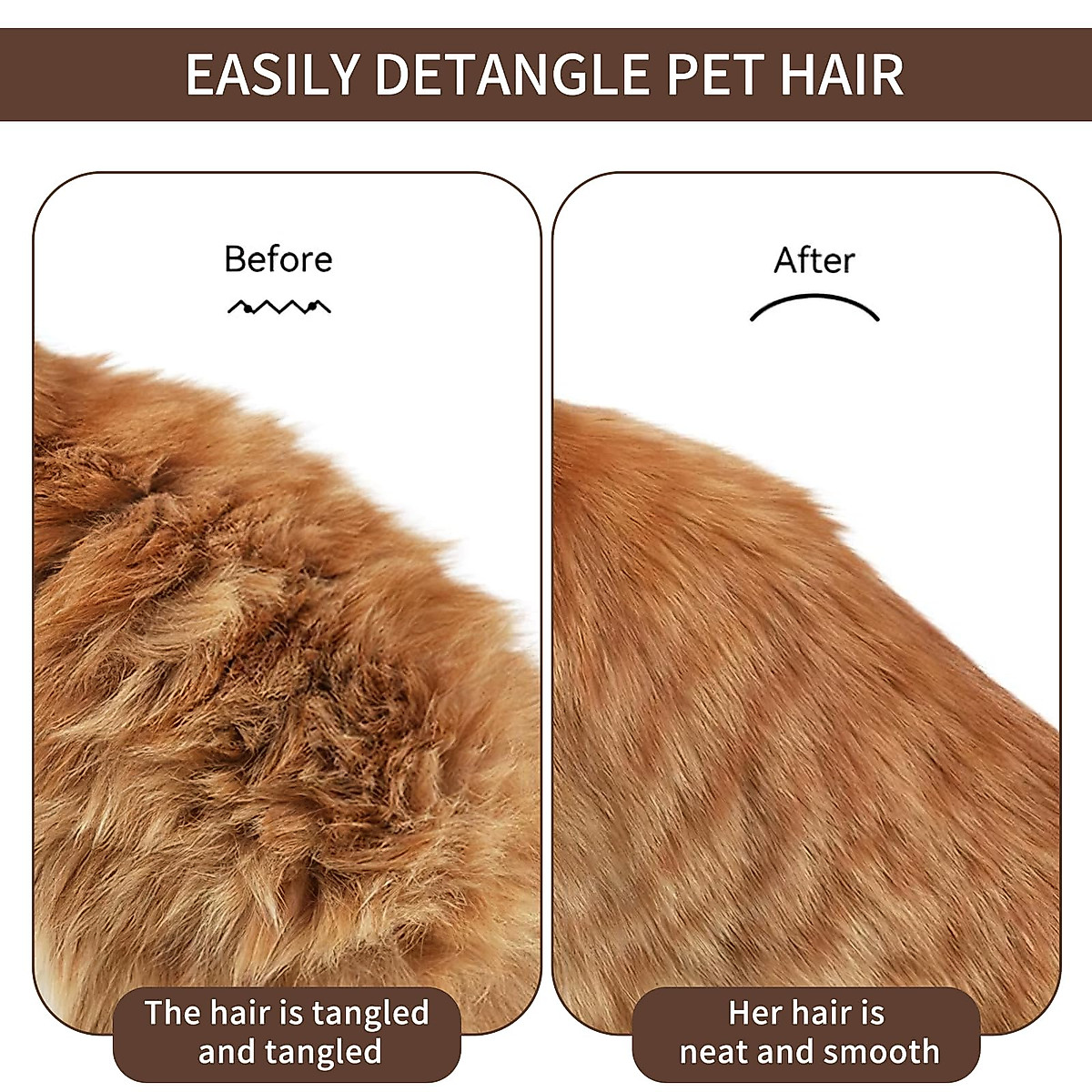 Dog Brush for Shedding cat deshedding grooming supplies for indoor short long hair pet dematting undercoat rake for brish poodle remove matted fur slicker best comb tool cepillo para perros. (Pink)