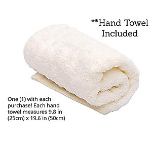 Arkad BauningTREE Shower Caddy Toiletry Mesh Bag and Hand Towel. Holds Your Bathroom Items Shampoo, Soap, Towels, Brushes. Perfect for College Dorm, Gyms, Spa, Camping & More