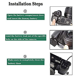 Gonine DMW-DCC12 AC Power Adapter DMW-AC8 Plus DC Coupler Kit (PANASONIC BLF-19 Battery Replacement) for PANASONIC DMC-GH3 DMC-GH4 DMC-GH3K DMC-GH4K DC-GH5 and Sigma SDQ SDQH Digital Camera.