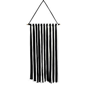SuperiMan Hair Clips Holder,Fringe Hair Bows Headband Holder Storage Organizer Hanger for Girls (White&Black)