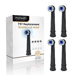 Mornwell Rotary Electric Toothbrush Replacement Toothbrush Head 4 PCS