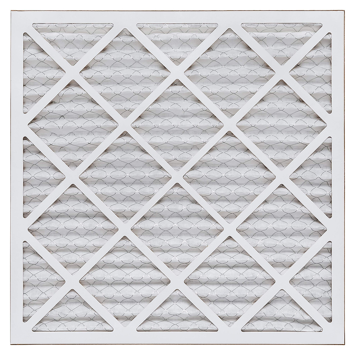 Aerostar 21x21x1 MERV 11 Pleated Air Filter, AC Furnace Air Filter, 6 Pack (Actual Size: 20.875" x 20.875" x 0.75")