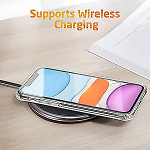 ESR for iPhone 11 Phone Case, iPhone 11 Case Clear, Military-Grade Protection, Shock-Absorbing Corners, Scratch- and Yellowing-Resistant Hard Back, Phone Case for iPhone 11, Air Armor Case, Clear