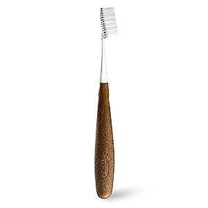 RADIUS - Source Toothbrush, Replacement-Head Technology and a Handle Made from Repurposed Materials, Colors May Vary (Super Soft, 1 Count)