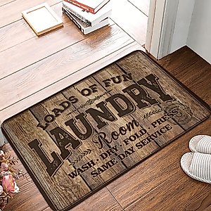 Summer Rug Laundry Room Runner Non Slip Laundry Mat Doormats with Sayings Decor for Man Cave (Size : 65X90CM)