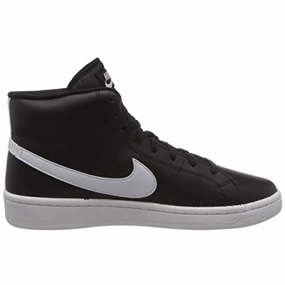 NIKE Men's Court Royale 2 MID Tennis Shoe, Black White Onyx, 8