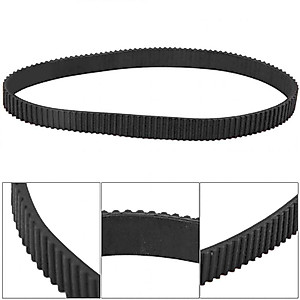 SALUTUYA Electric Scooter Driving Belt, Driving Belt, Lightweight Rubber Driving Belt for Small E Electric Scooter Motor Black