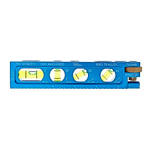 Ideal 35-207 6" Electrician Level With 4 Vials And Magnetic Jaw