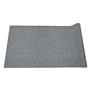 CheriMuMu 131.2 * 3.3ft Waterproof Membrane, Cuttable PE Fabric Shower Waterproof Roll Tile Floor Underlay Roll Membrane, Waterproof Thin Mortar Tile Membrane for Sauna Bathroom Kitchen Walls (Grey)