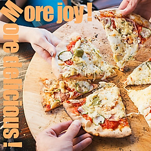 Pizza Dough Docker and Pastry Roller with Stainless Steel Spikes - Prevents Dough from Blistering - Commercial-Grade Pizza Making Tool