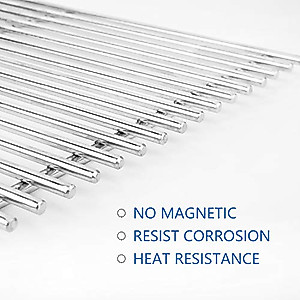 7639 Cooking Grates for Weber Spirit 300 & Spirit II 300 Series E310 E320 S310 S320 E/S 330, Weber Genesis Silver B/C Parts, Genesis Gold B/C, Spirit 700, Weber 900, Weber 7638 Grates, Stainless Steel