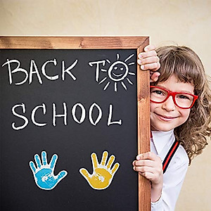 72 Pieces Hands and Feet Cutouts Colorful Handprint Cutouts Footprint Accents Bulletin Board Cutouts Wall Decoration for School Playroom Baby Nursery Kids Bedroom or Art Studio