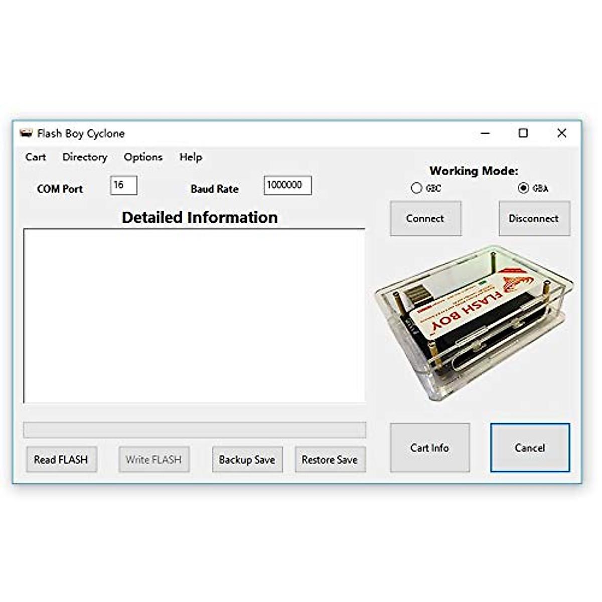 Flash Boy Cyclone (v3.1) Cartridge Dumper Flasher for Game Boy DMG, GBC & GBA