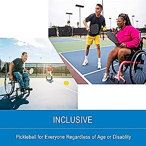 EASYPICK Pickleball Ball Retriever Picker Upper: Fits All Standard Pickleball Paddles, Easy Attaches Pickleball Paddles, The Easy Way Pick Up Pickleball Balls Without Bending Over, Black (1 Pack)