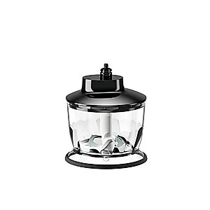 Braun Electric Hand Mixer, 9-Speed, 350W, Lightweight with Soft Anti-Slip Handle, Accessories to Beat & Whisk (Multi-Whisk), Dough Hooks to Knead & 2-Cup Chopper + Storage Bag, MultiMix 5, HM5130