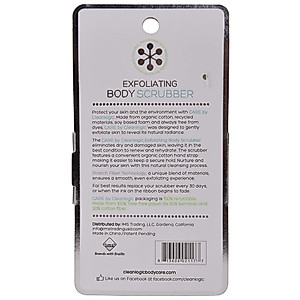CleanLogic Exfoliating Body Scrubber, Certified Organic, 1 Each (Pack of 6)