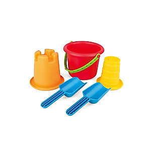 Hape 5-in-1 Beach Set Sand Toys for Toddlers 18 Months and Up