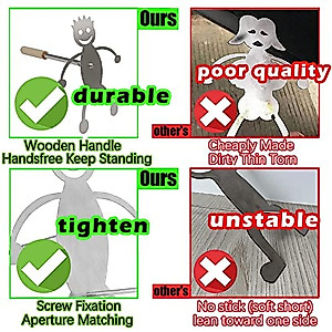 Retractable Funny Marshmallow Roasting Sticks 28.5 inch,Funny Stainless Steel Barbecue Forks，Hot Dog Bbq Sticks…