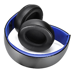 Replacement black Cushion Ear Pads earmuff earpads cup cover pillow Compatible with Sony ps3 ps4 gold Wireless CECHYA-0083 Stereo 7.1 Virtual Surround headphone headset