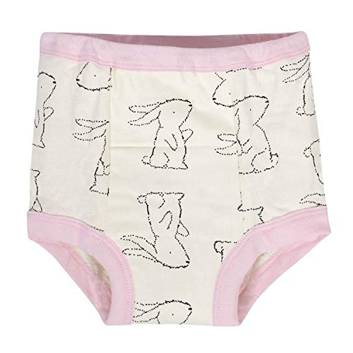 Gerber Baby Girls' 4-Pack Training Pant, Bunny, 3T