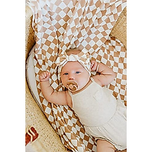 Copper Pearl Large Premium Knit Baby Swaddle Receiving Blanket Rad