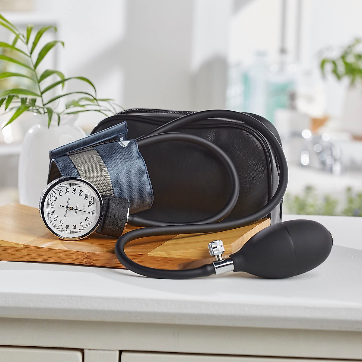 McKesson Aneroid Sphygmomanometer, Blood Pressure with Cuff, Navy, Child Small, 1 Count