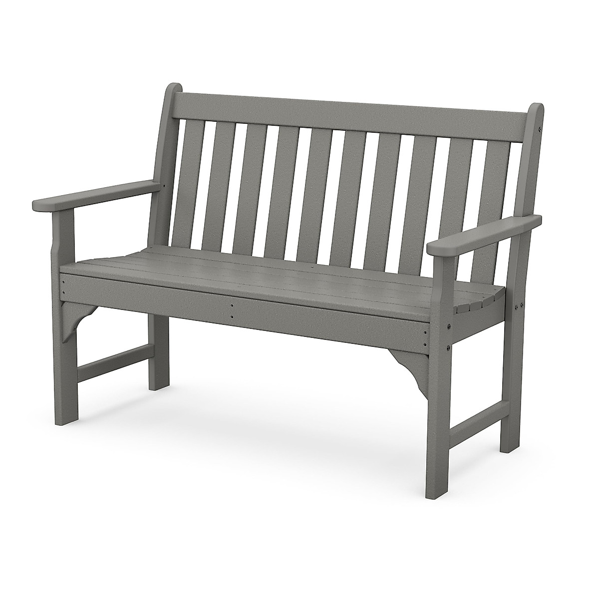POLYWOOD Vineyard 48" Bench (Slate Grey)