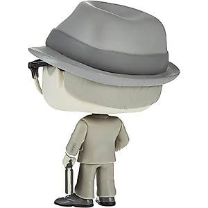 POP Marvel: WandaVision - Black & White 50s Vision Funko Vinyl Figure (Bundled with Compatible Box Protector Case), Multicolored, 3.75 inches