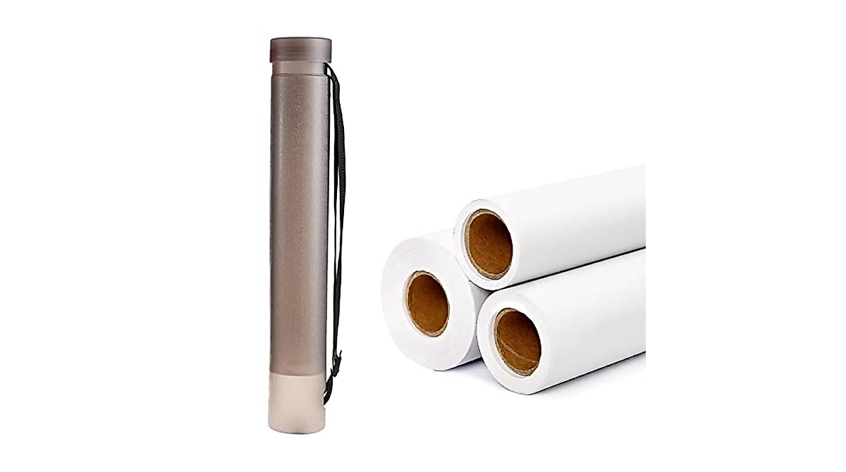 Newmind Telescoping Poster Storage Tube for Art & Docs