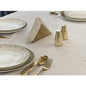 Modern Matte Gold Napkin Holder for Dining Table, Kitchen Countertop, Paper Organizer, Decorative Stainless Steel Cocktails, Organizer & Dispenser Gift