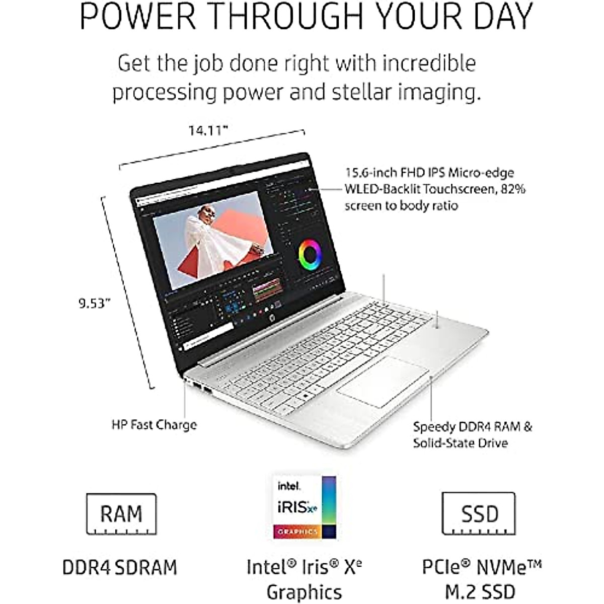 Newest HP Pavilion Business Laptop, 15.6" Full HD Display, 11th Gen Intel i7-1165G7(Up to 4.7GHz), 32GB RAM, 1TB PCIe SSD, Intel Iris Xe Graphics, Backlit KB, Fingerprint, Bluetooth, Windows 11 Pro