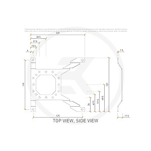 EKWB EK-Loop Uni Pump Reservoir Mounting Bracket, 140mm