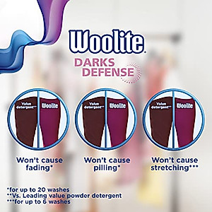 Woolite Darks Defense Liquid Laundry Detergent, Light Fresh Scent, 33 Loads, 50 Fl Oz