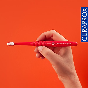 Curaprox CS Surgical Mega-Soft Toothbrush, Red