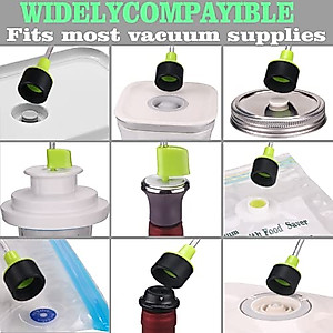 2 piece set Accessory Hose Compatible with FoodSaver ，Compatible FM2000，FA2000， and FM2100 GM FAX12 000 ，Suitable for all sealing zipper bags, wine plugs, seals jar, vacuum sealing agents