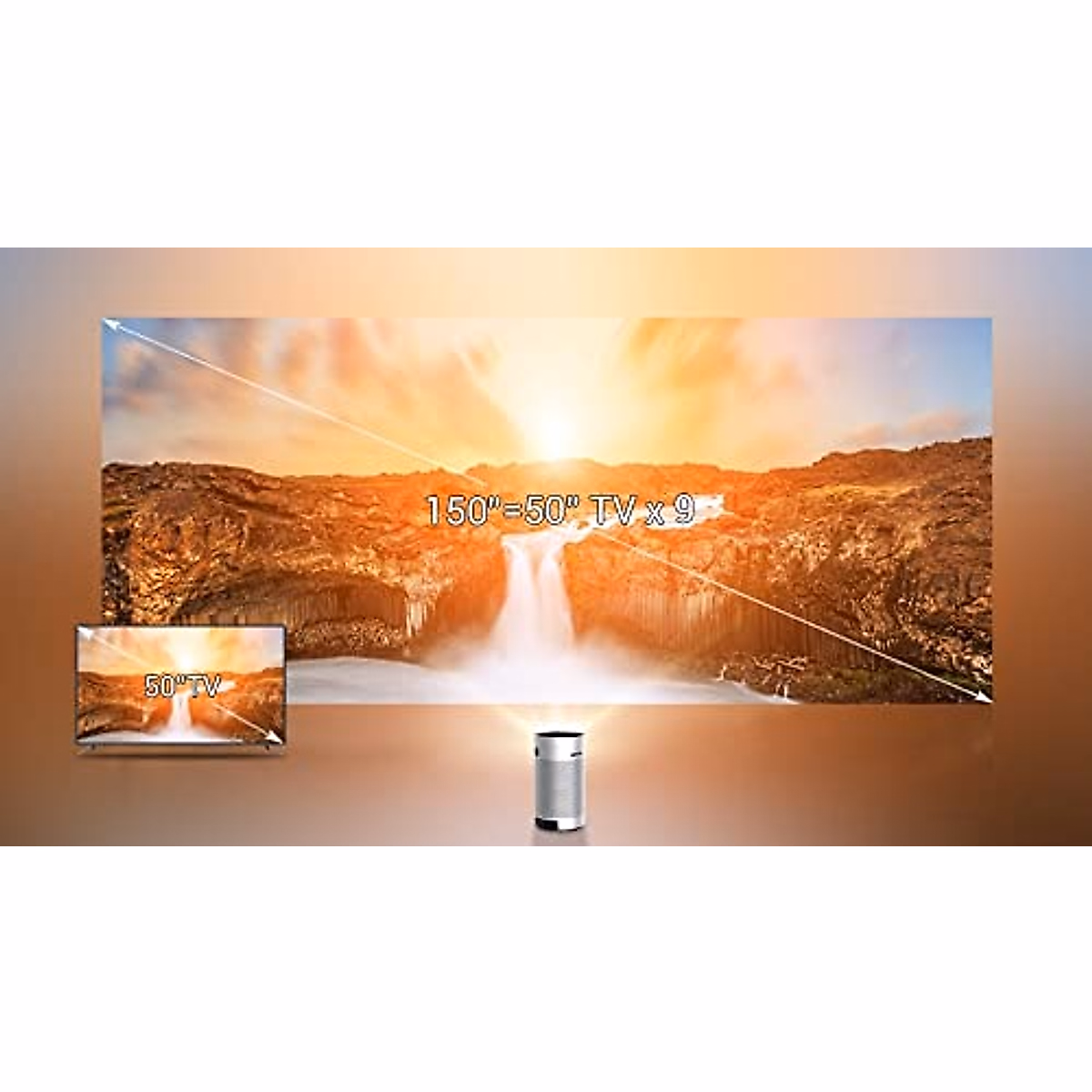 BYINTEK P7 Pocket Portable Pico Smart Android WiFi 1080P TV Laser Mini LED Home Theater DLP Projector for Smartphone