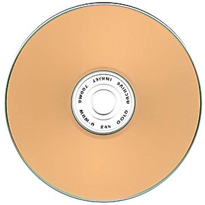 52X 80-Min MAM-A (Mitsui) Gold Inkjet PrintableGold CD-R's 50-Pak in Shrinkwrap (MITSUI41734)