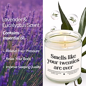 Niyewsor 30th Birthday Gifts for Her Him, 30th Birthday Candle, 30th Birthday Gifts for Women Men, 1994 30th Birthday Decorations, 30 Year Old Birthday Gifts for Friends, Sister, Handmade, 7oz