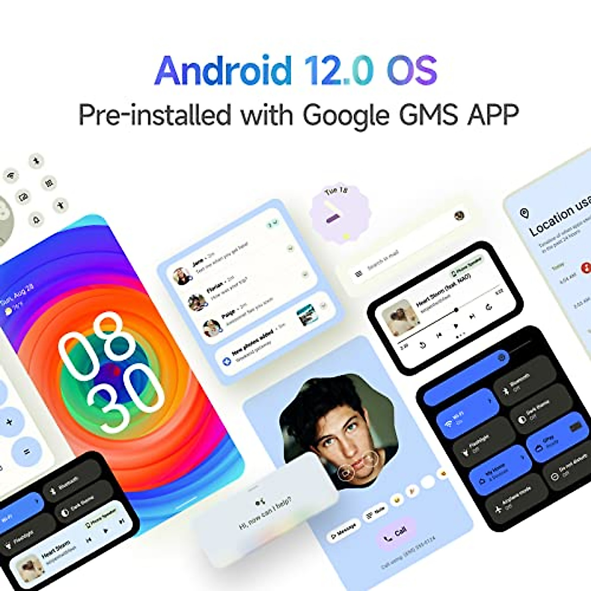 Ulefone Note 14 Phones Unlocked, Android 12 OS, 6.52” Screen Unlocked Cell Phone 4500mAh Battery 7GB+16GB 128GB Extension, 8+5MP Camera 4G Dual SIM 3-Card Slots, Global Version Mobile Phone- Green