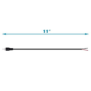 Fancasee 2 Pack Speaker Wire RCA Male Plug Jack Connector Adapter to Bare Wire Open End Pigtail Audio Video RCA Cable for Amplifier Receiver Speakers